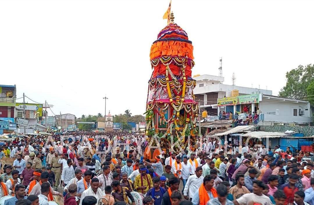 ಕೂಡ್ಲಿಗಿ:" ಅದ್ಧೂರಿಯಾಗಿ ಜರುಗಿದ ಶ್ರೀ ಕೊತ್ತಲಾಂಜನೇಯ ರಥೋತ್ಸವ" - Karunada Kanda